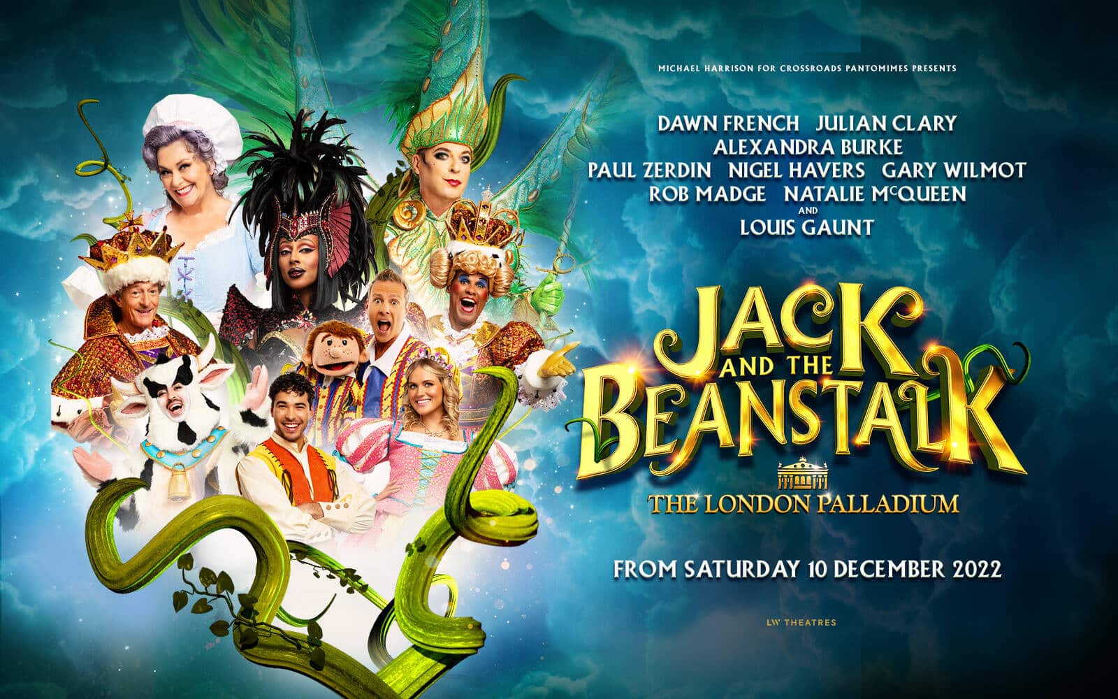 Alumni Success - Louis Gaunt to star as Jack in this year’s London Palladium pantomime Jack and ...